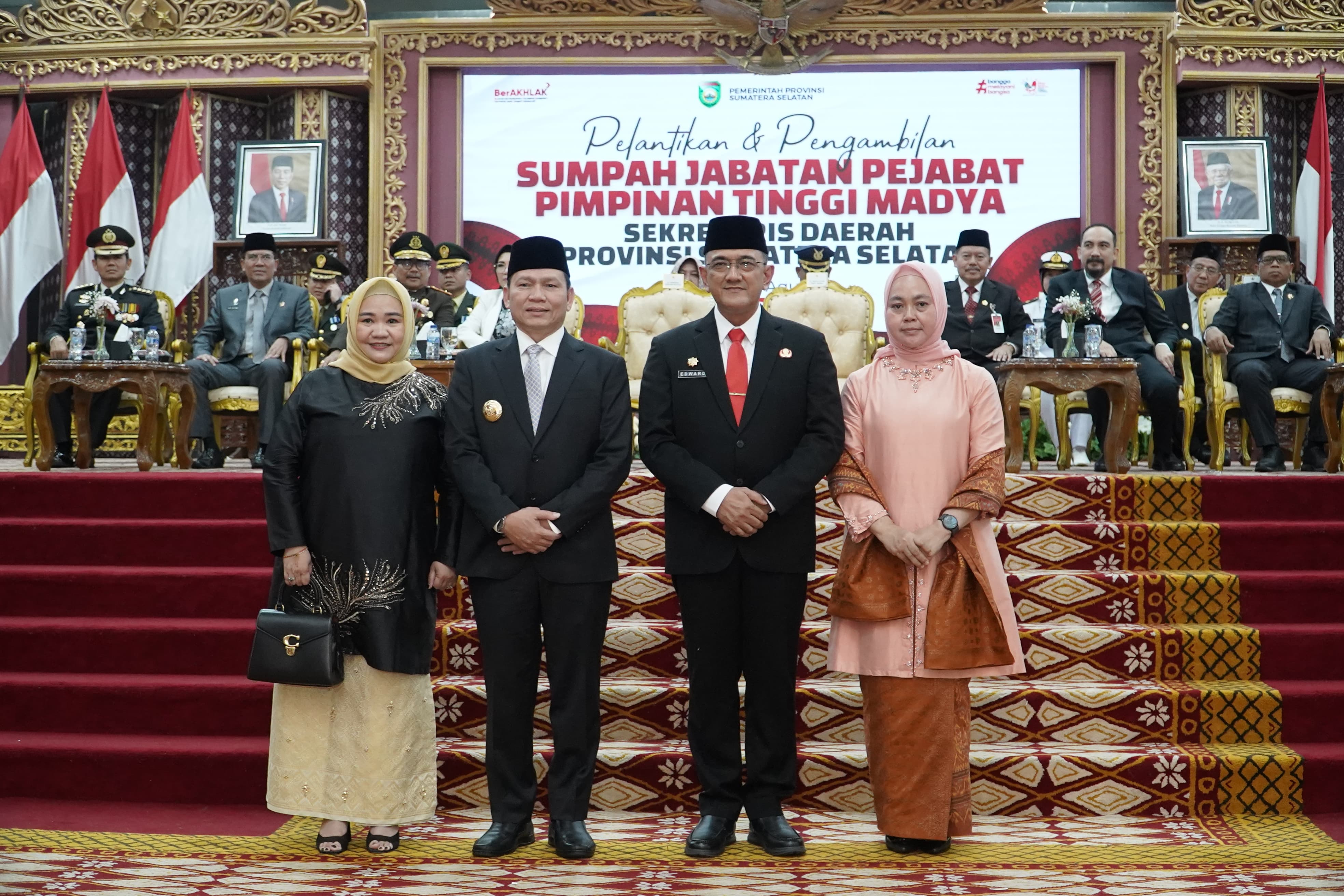 Edward Candra Resmi Dilantik Sebagai Sekretaris Daerah Provinsi Sumsel | Sumselprov